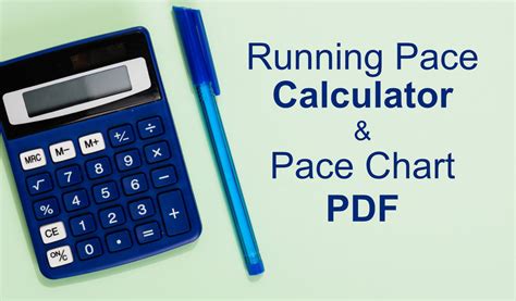 Running Pace Calculator And Pace Chart Pdf Runbryanrun