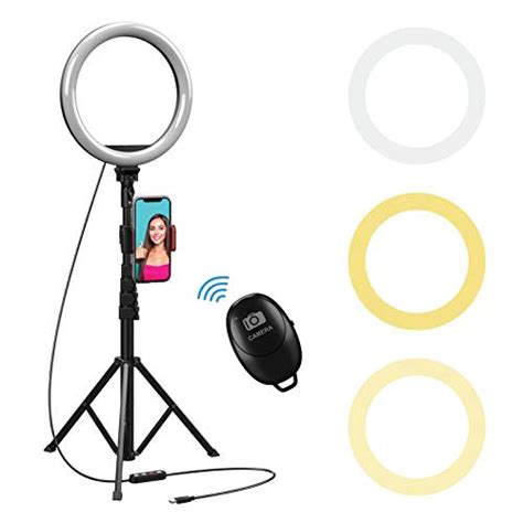 Snagshout 10 Selfie Ring Light With 59 Extendable Tripod Stand