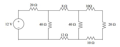 Series Parallel Circuit Equivalent Resistance Circuit Diagram