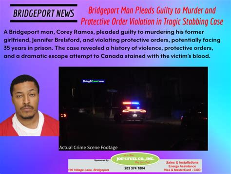 Bridgeport Man Pleads Guilty To Murder And Protective Order Violation