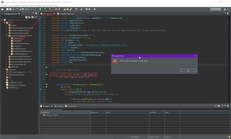 java editor does not contain a main type even though it