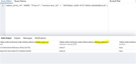 psql postgresql returning first character of column name after join