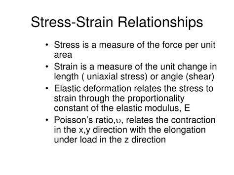 Ppt Stress Strain Relationships Powerpoint Presentation Free