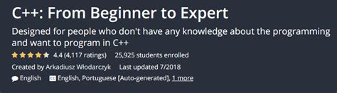 udemy c from beginner to expert 2018 6 downloadly