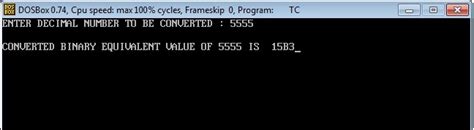a c program to convert decimal number to hexadecimal number computer