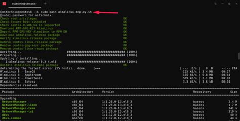 how to migrate to almalinux 8 from centos 8 ostechnix