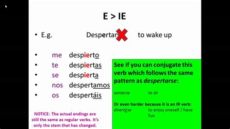 Spanish Regular And Irregular Reflexive Verbs Present Tense