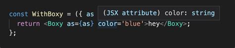 using the `as` prop breaks typescript typings · issue 3133 · styled
