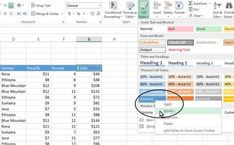 how to format your spreadsheets in excel with styles tuts computer