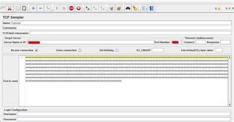 server jmeter jmeter execution stops after sending request using tcp