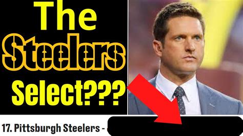 Todd Mcshay Nfl Mock Draft Steelers Pick At 17 Youtube