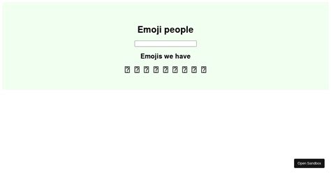 input in react codesandbox