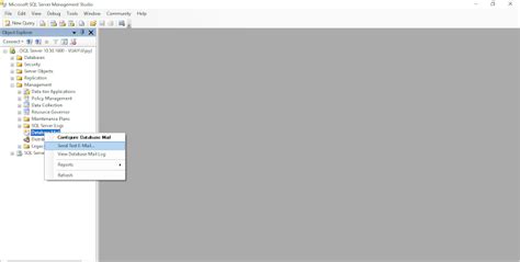 sql server send test email with database mail aspmantra