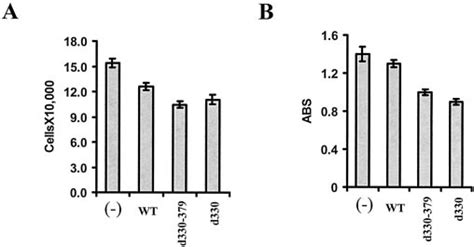 Mkk1 C Terminal Deletion Mutants Inhibit Cell Proliferation Cells