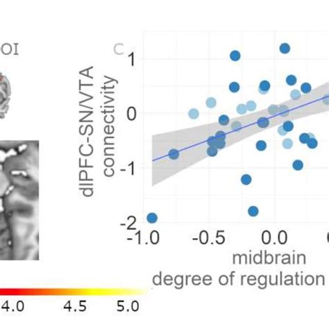 Functional Connectivity Between Dlpfc And Sn Vta Correlates With