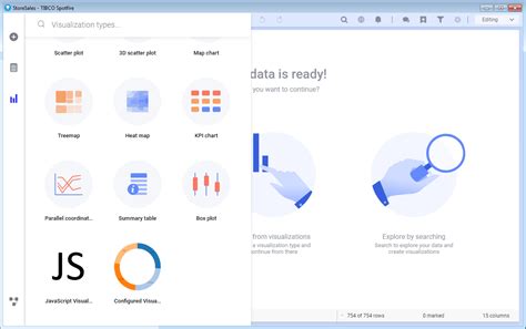 one click jsviz visualizations extending jsviz for tibco spotfire