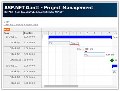 gantt chart tutorial asp sql server c vb daypilot code