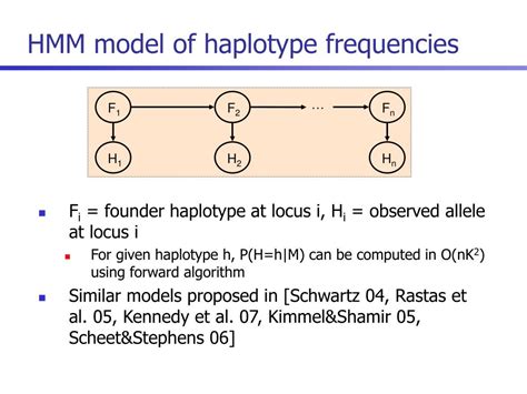 Ppt Algorithms For Genotype And Haplotype Inference From Low Coverage