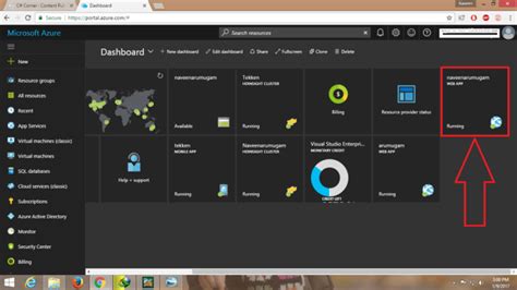 create a web app in azure using microsoft cloud services
