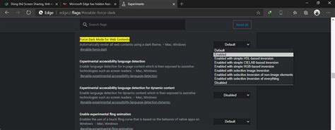 Thủ Thuật Kích Hoạt Dark Mode Cho Mọi Trang Web Trên Microsoft Edge