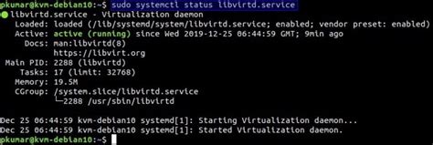how to install and configure kvm on debian 10 buster