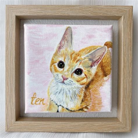 ペット似顔絵オーダーお客様専用商品 絵画 原画 Chiisana Kaiga