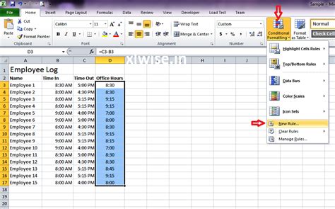 conditional formatting of cells excel the wise way