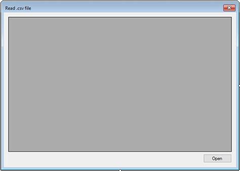 how to read excel file in c windows application
