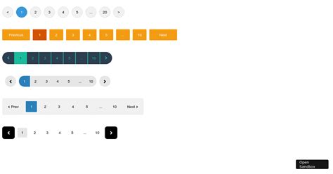 vue awesome paginate demo codesandbox