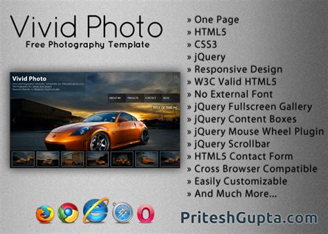 vivid photo free photography template pritesh gupta