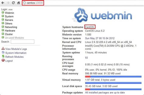 how to install webmin on a linux centos vps