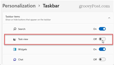 how to hide the task view button from windows 11 taskbar