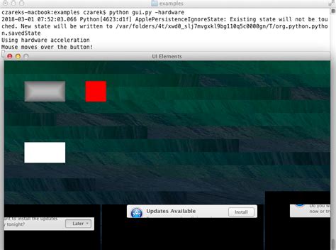 hardware rendering issues in gui py example on linux and mac · issue