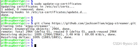 树莓派git clone问题 ssl ca cert报错 已解决 树莓派克隆github报错 csdn博客