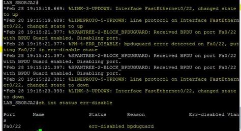 Why Does The Command Spanning Tree Portfast Bpduguard Default Have
