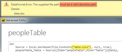 [solved] load data into power bi from relative path 9to5answer