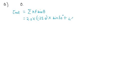 Solved Calculate The Net Torque Magnitude And Direction On The Beam