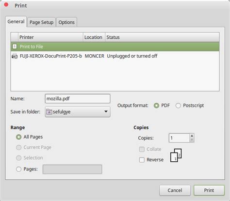how to convert web page to pdf print as pdf on linux