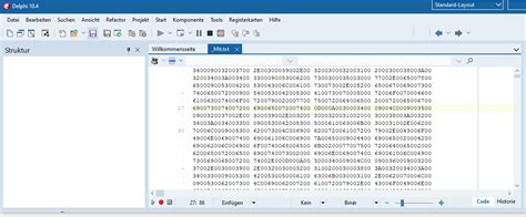 delphi ide opens a simple text file as a binary file text view needed