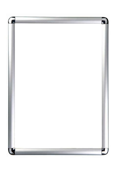 snap frame silver with rounded corners 25mm made for a2 pictures