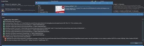 error installing konopka sig vcl controls delphi 11 2 raize software