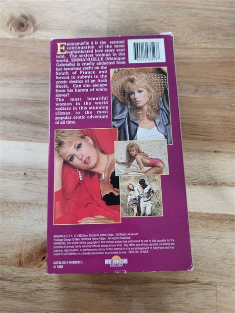 Emmanuelle 5 Vhs Video Tape Monique Gabrielle Walerian Borowczyk New