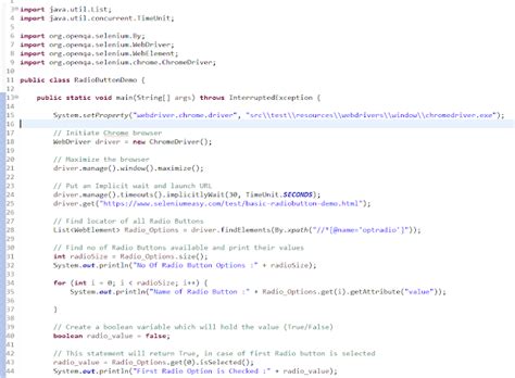 how to automate radio button in selenium webdriver qa automation expert