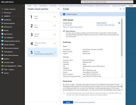 how to create an azure sql server virtual machine sqlnethub