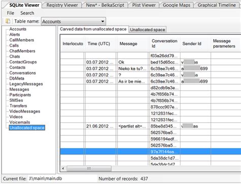 forensic analysis of sqlite databases free lists write ahead log