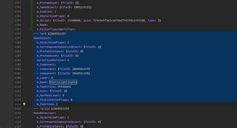 the referenced script on this behaviour game object staticlightingsky