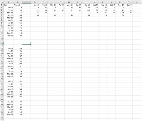 excel using vba and vlookup to reorganize column ranges into rows