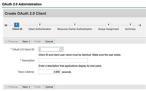 oauth configuration 6 configure oauth 2 0 client it s full of stars