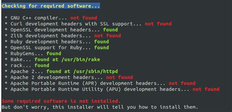 Установка apache passenger для ruby tech notes